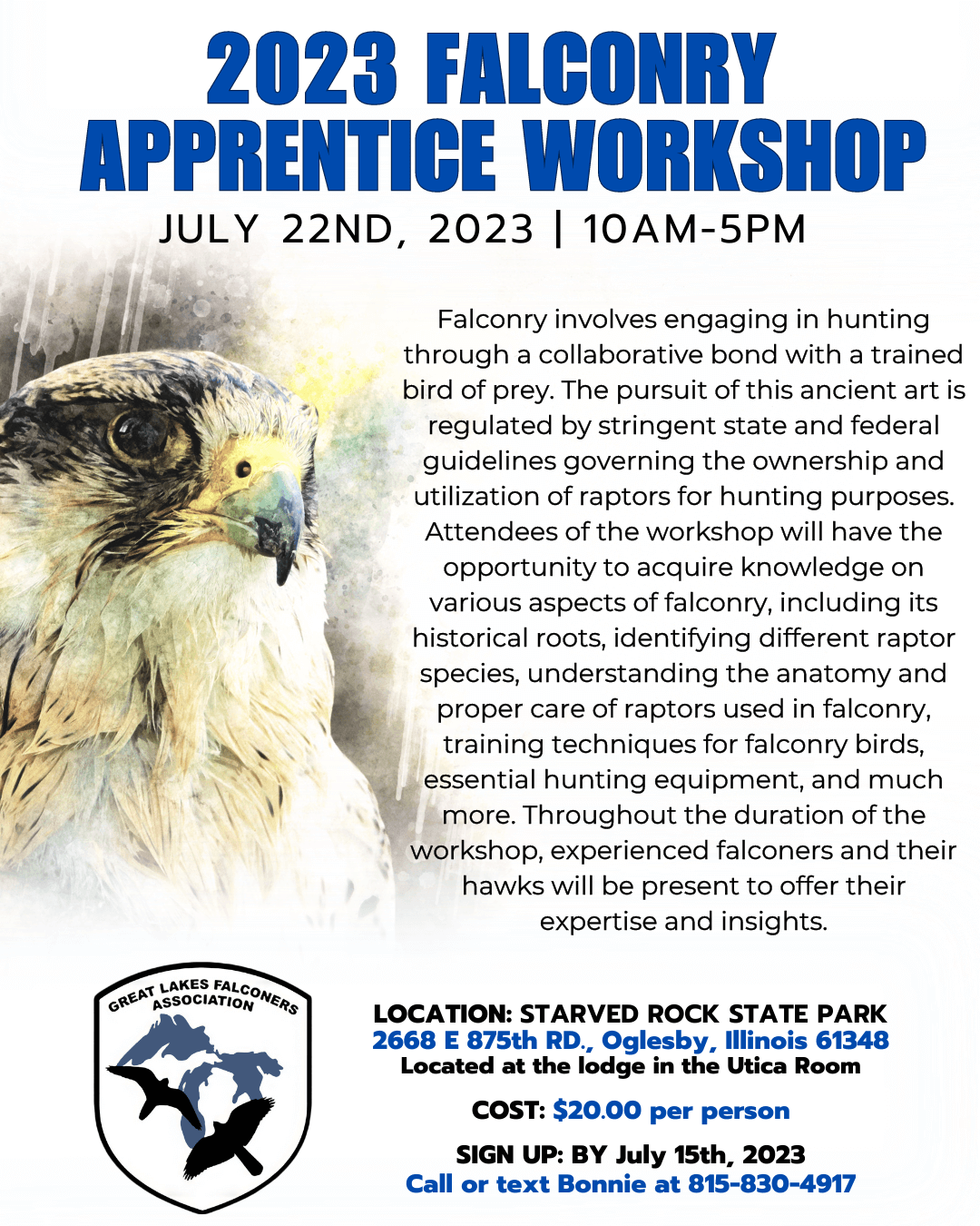 EVENTS – Great Lakes Falconers Association